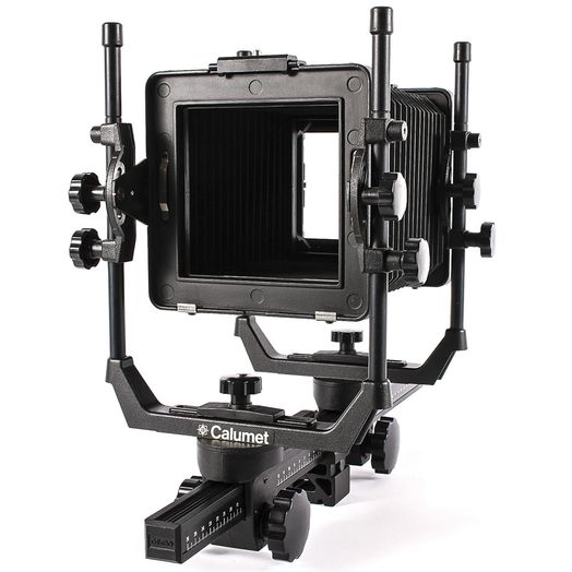 Calumet 45N 4x5 Monorail Camera Body, Black with 21.5 in. Rail