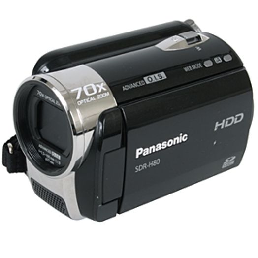 Panasonic SDR-H80 SD/HDD Camcorder, Black {60GB/0.3MP}