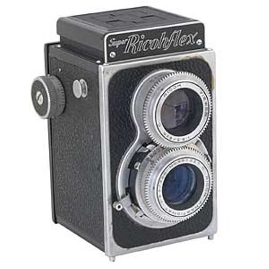 Ricoh Super Ricohflex Medium Format TLR Camera with Ricoh 8cm f/3.5 ...